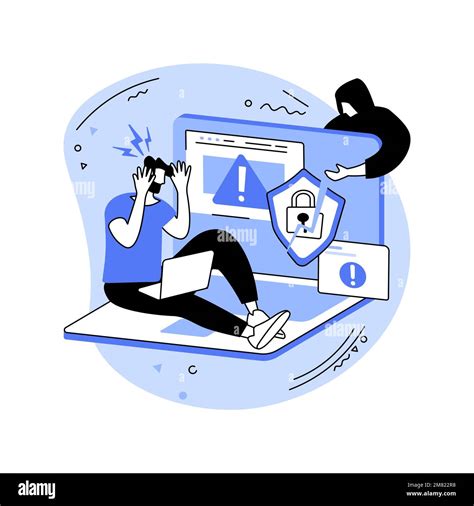 Breach Detection Isolated Cartoon Vector Illustrations Stock Vector