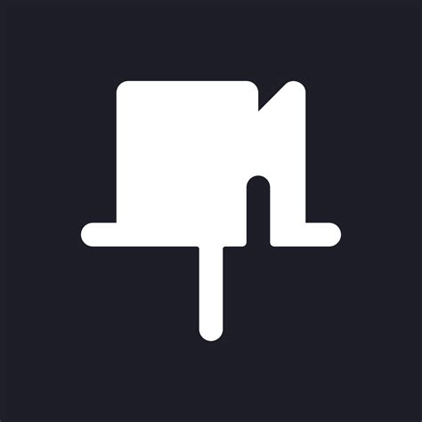 Attached Message Dark Mode Glyph Ui Icon Messenger App Control User Interface Design White