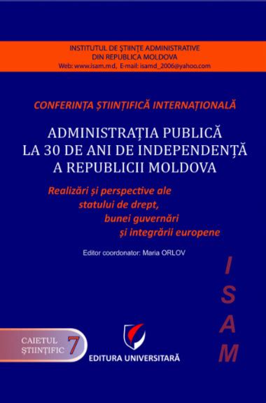 Maria Orlov Presedinte Al Institutului De Stiinte Administrative Din Republica Moldova Isam