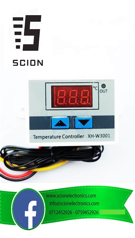 Digital Display Temperature Controller Xh W3001 12v Scion Electronics