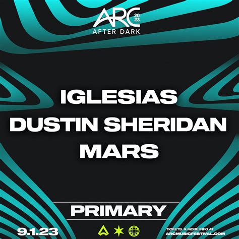 Arc After Dark Iglesias At Primary Night Club Friday Sep 1 2023