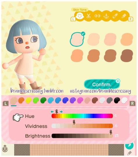 A Guide To Color Matching Each Skin Tone Animal Crossing
