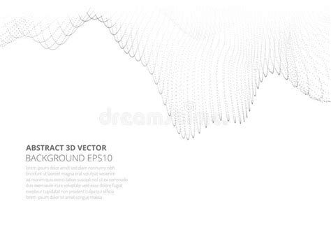 Abstract Background With Many Particles Copy Space For Text Stock Vector Illustration Of