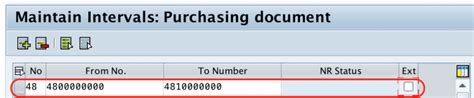 Sap Mm Define Number Ranges For Rfq Quotation