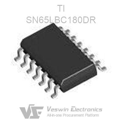 SN65LBC180DR TI Wireless Transceiver ICs Veswin Electronics Limited