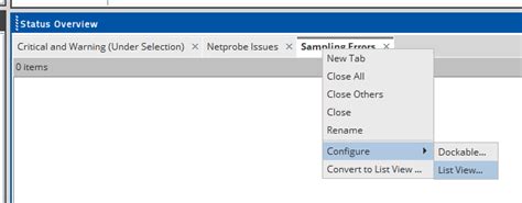 geneos active console refactor list views containing xpaths with