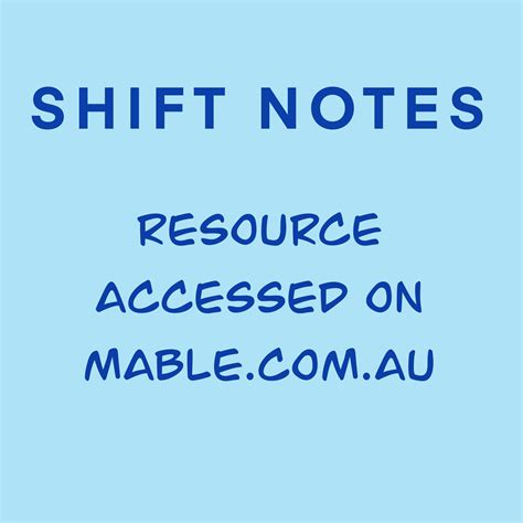 Shift Notes Writing Support Effective Communication Shift