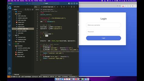 Web Dev Pemula 04 Fungsi Login Logout Youtube