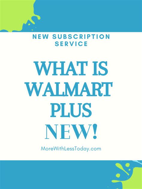 How Does Walmart Plus Work Story More With Less Today