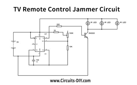 Tv Remote Control Schematic Diagram