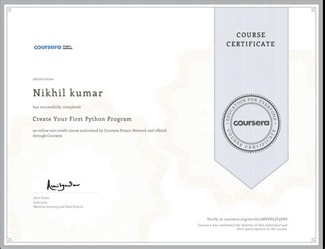 nikhil kumar on linkedin python coursera