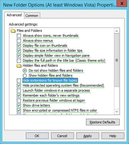 Tutorial GPO Show The File Extensions Step By Step