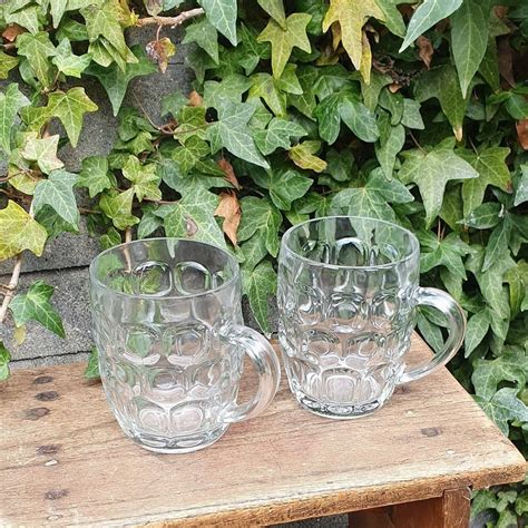 Vintage Beer Glasses Etsy