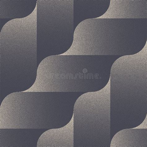 Elegant Motif Wavy Structure Seamless Pattern Trend Dotted Vector