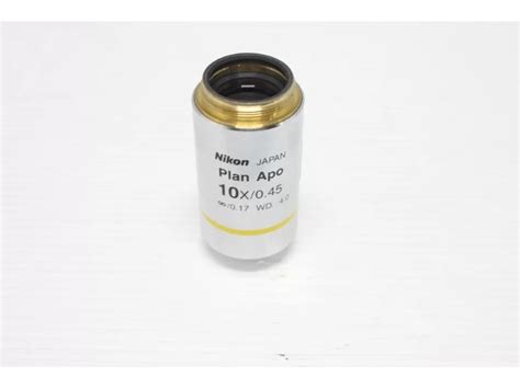 Nikon Plan Apo 10x 0 45 Microscope Objective Unit 4 Av
