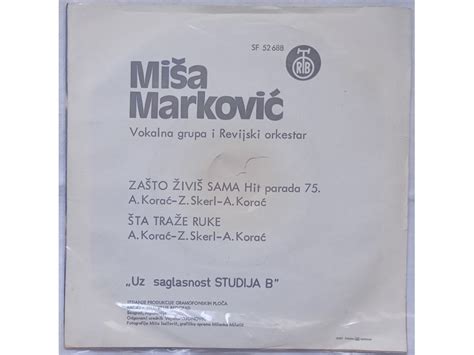Misa Markovic Zasto Zivis Sama 73623125