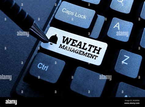 Writing Displaying Text Wealth Management Business Approach Investment