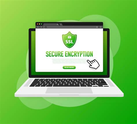 Secure Connection Icon Vector Illustration Isolated On White Background