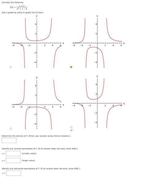 Solved Consider The Following F X X2 X6x 6 Use A Graphing Chegg Com