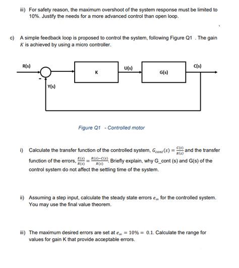solved figure q1a response of the trail lift to a unitary