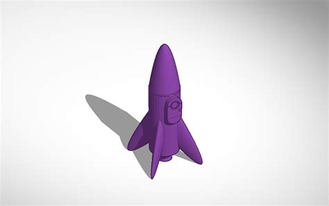 3d Design Rocket Tinkercad