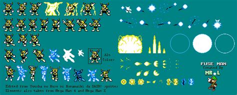 Fuse Man Nes Style Mega Man Customs Custom Edited The