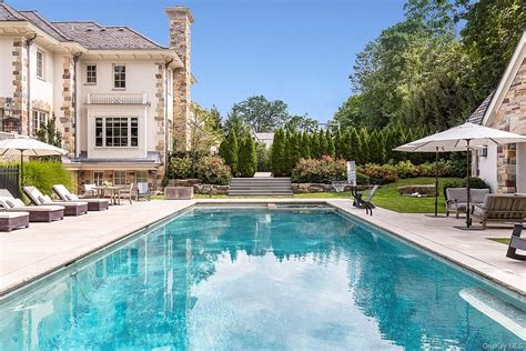 10000 Square Foot Colonial Style Stone Mansion In Scarsdale Ny The