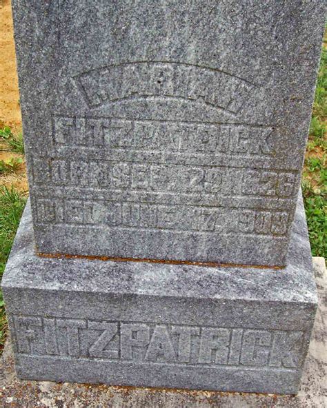 Mariah Jeffs Fitzpatrick 1826 1903 Mémorial Find A Grave