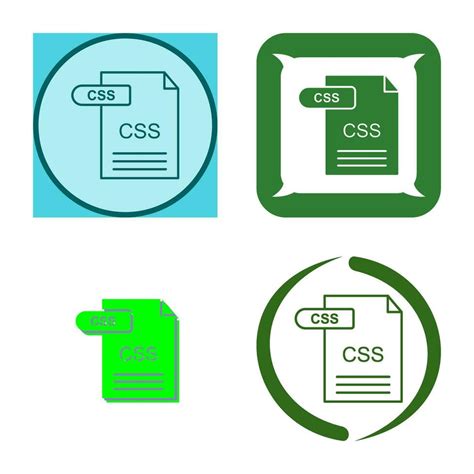 css vector icon 31675058 vector art at vecteezy