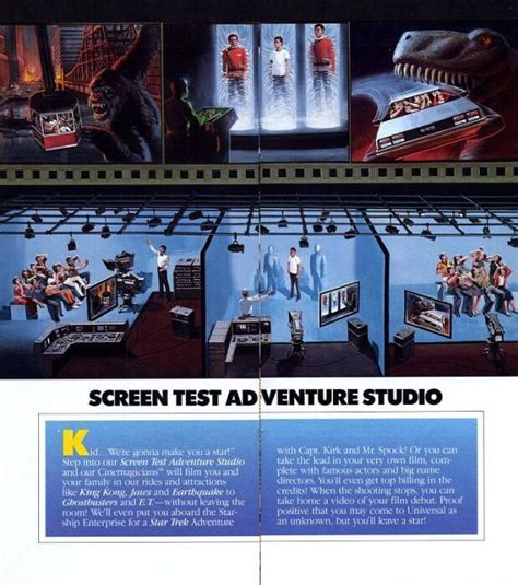 Screen Test Star Trek Theme Universal Studios Florida Theme Parks Rides