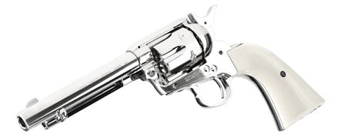 Colt Saa 45 Nickel And Pearl Single Action Army 177 Co2 Just Air Guns