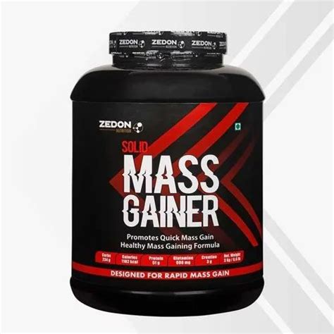 Zedon Nutrition Solid Mass Gainer High Protein Supplement Powder Chocolate Flavour 3kg At ₹ 3499