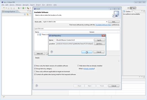 Oracle Jrockit Mission Control Update Site Instructions