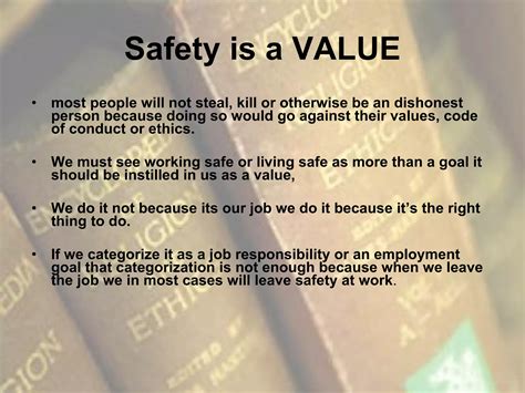 Safety As A Value Pps