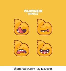 Cartoon Chicken Wing Clip Art Public Domain Vectors