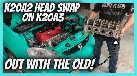 K20a2 Head Swap On K20a3 Ep3 Youtube