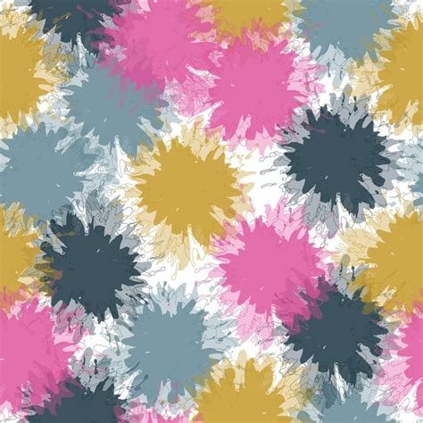 Collage Contemporary Seamless Pattern Premium Vector