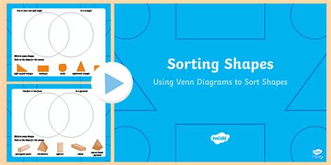 Sorting 2d Shapes Venn Diagram Twinkl Maths Shapes Ks1
