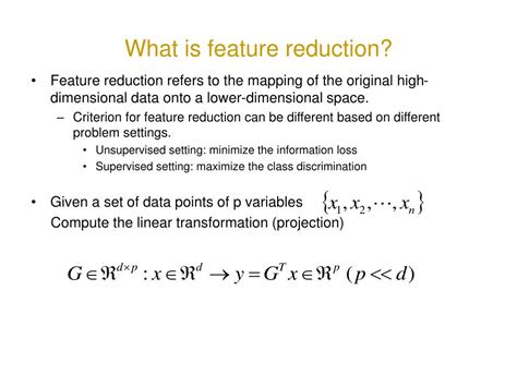 Ppt Principal Component Analysis And Linear Discriminant Analysis For Feature Reduction