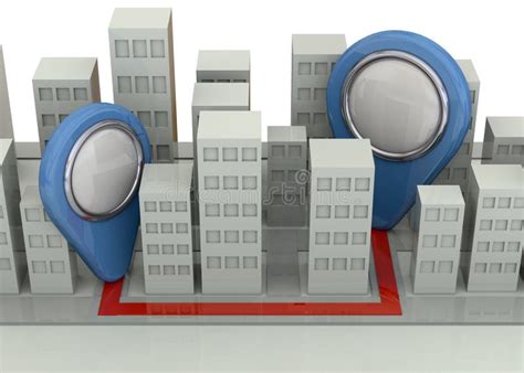 Navigation Map Gps City Navigator Ui With Mapping Route Tracking Street Plan Roadmap App