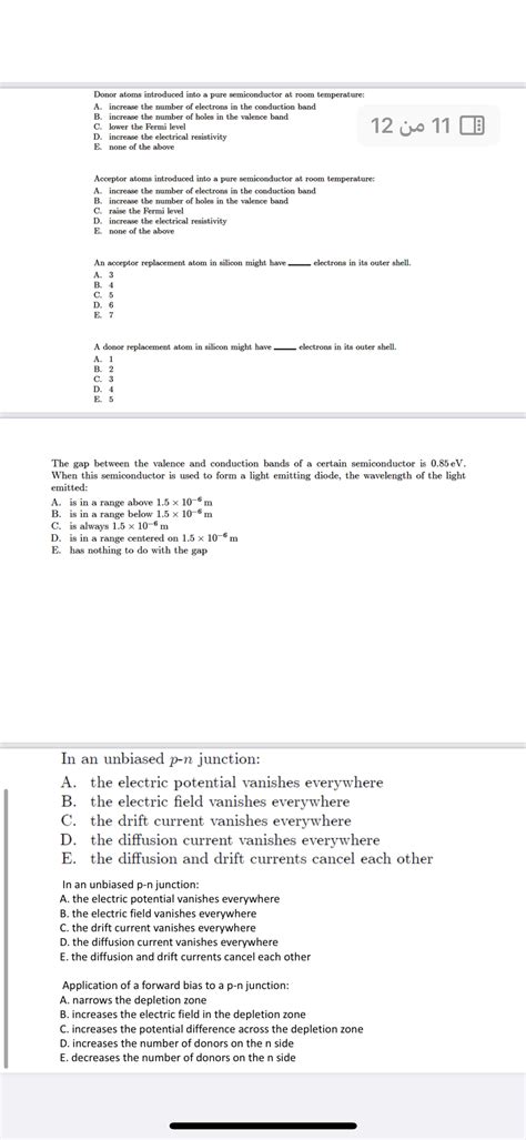 Solved Donor Atoms Introduced Into A Pure Semiconductor At