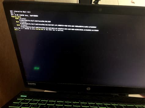 uefi interactiver shell v2 2 惠普支持社区 1102670