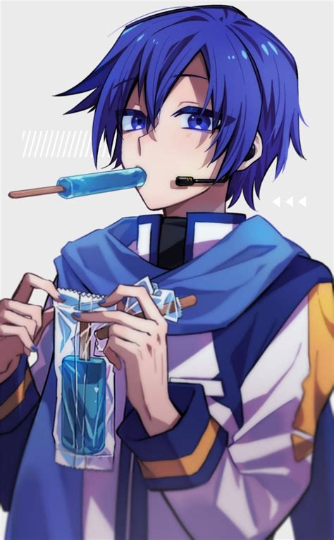 Kaito Vocaloid Drawn By Idonaka Danbooru