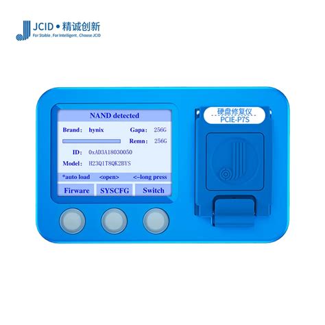 p7s bga70 nand repair programmer hard disk read and write device jcid jcid