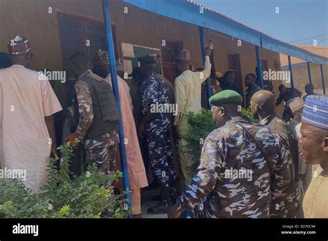 Police And Government Officials Gather At St Marys Catholic Primary And Secondary School Where