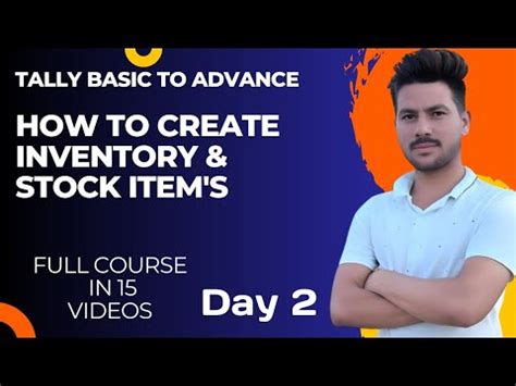 Tally Tutorial | How to create inventory in tally | How to manage inventory in tally | - YouTube