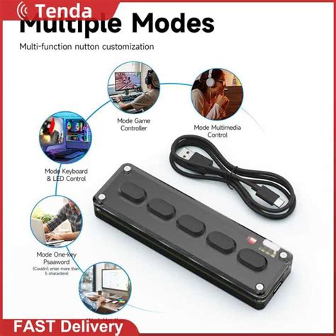 Fast Delivery Usb Custom Keyboard Volume Button Knob Programming Macro Keyboard Gamer