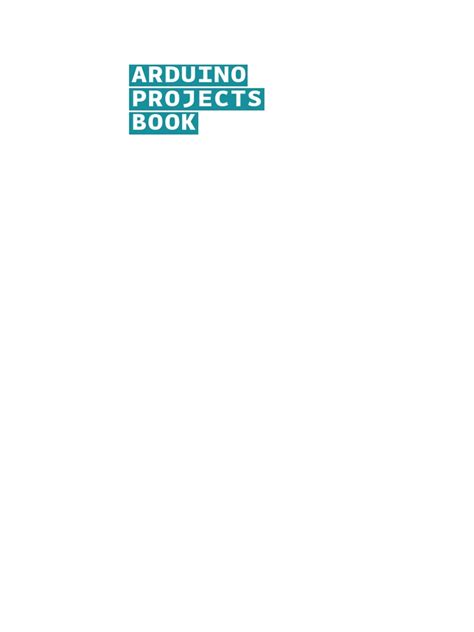 Arduino Projects Book Pdf Business