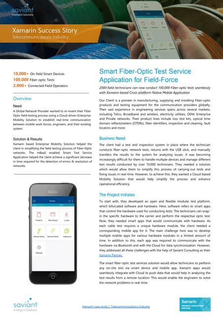 Saviants Xamarin Success Story Pdf