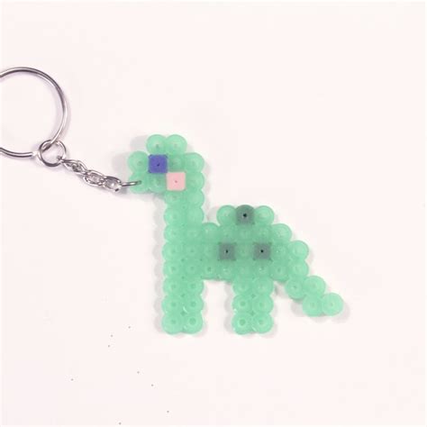 Perler Bead Keychain Etsy